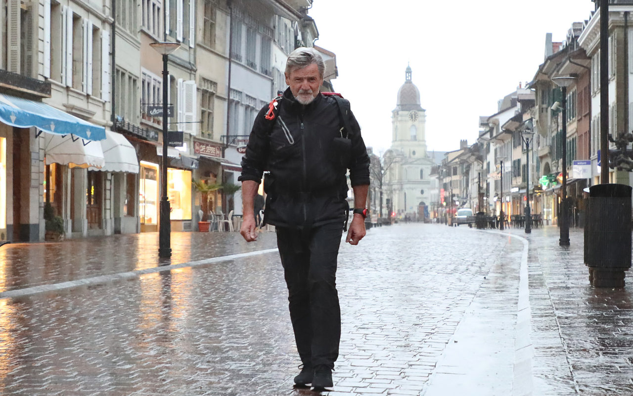 Un marcheur au très grand cœur