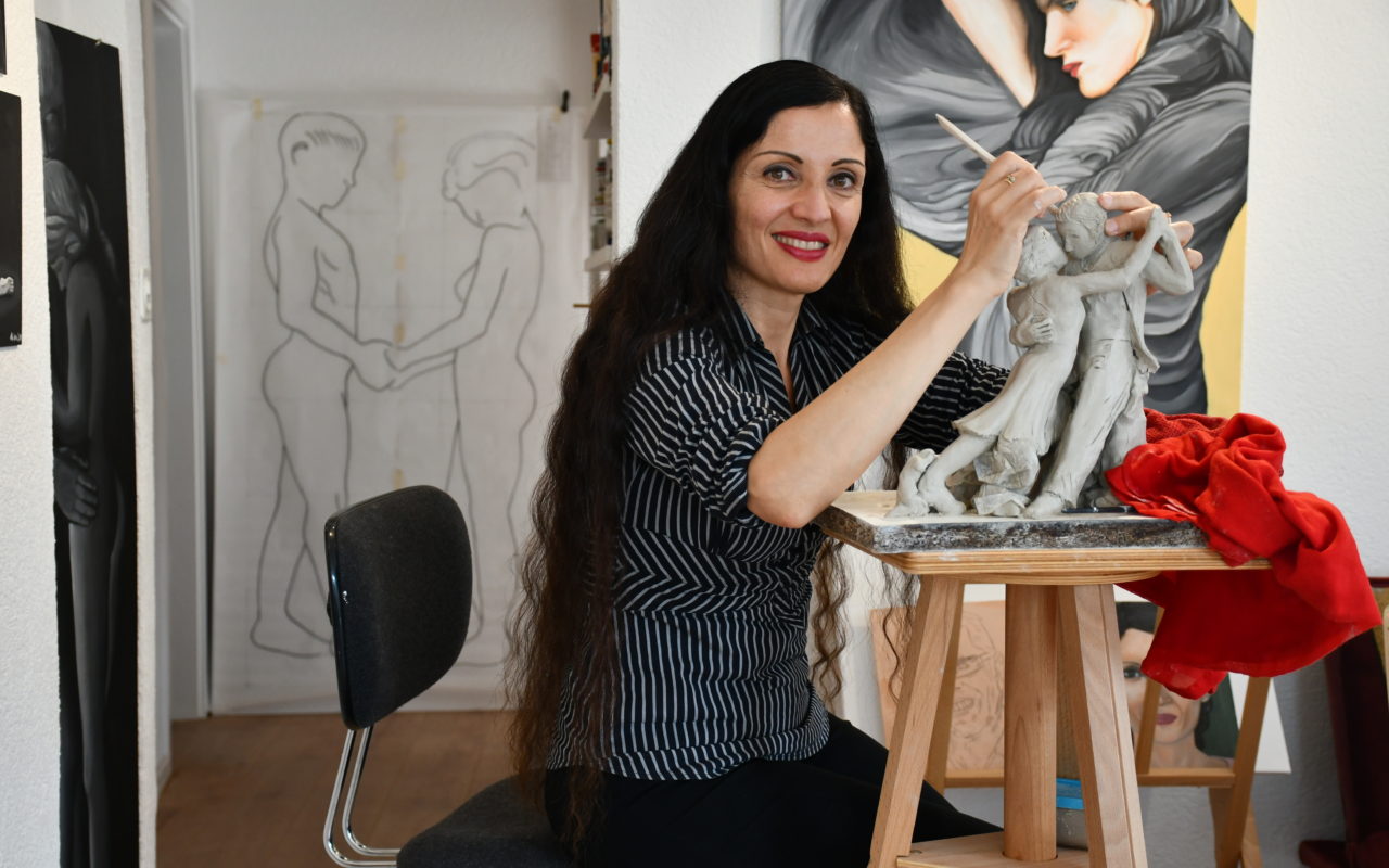 Galerie d'art: Un morceau d’Italie pour le bourg