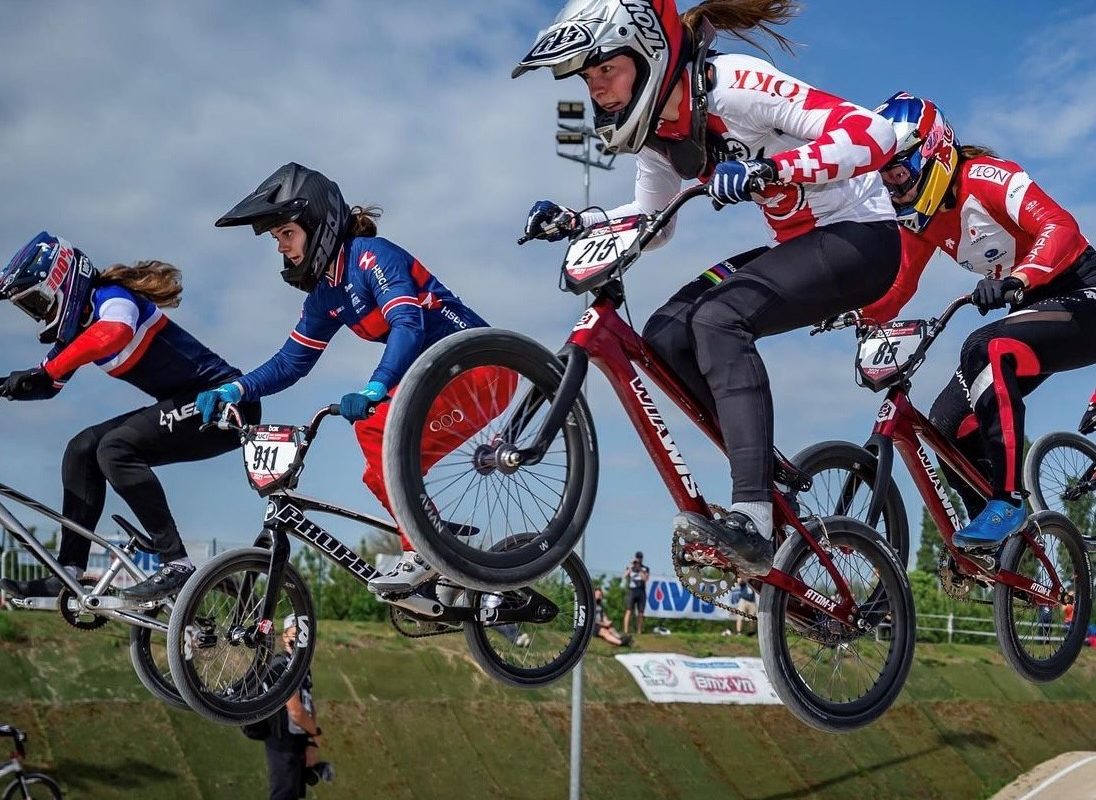 Zoé Claessens sur le podium mondial du BMX
