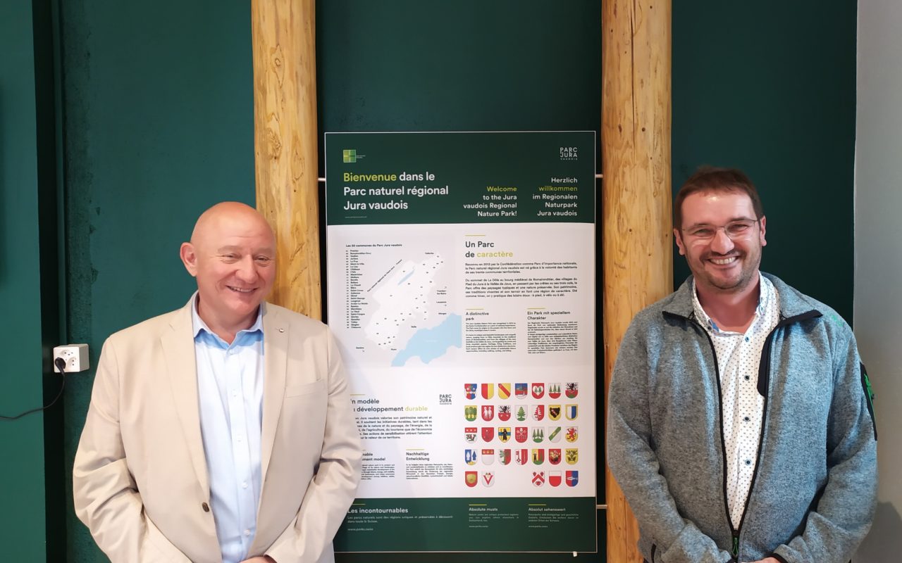 Changements dans l'organisation du Parc naturel régional Jura vaudois