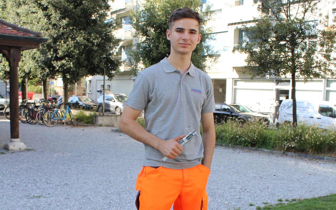Valentin Baud est un apprenti qui en veut