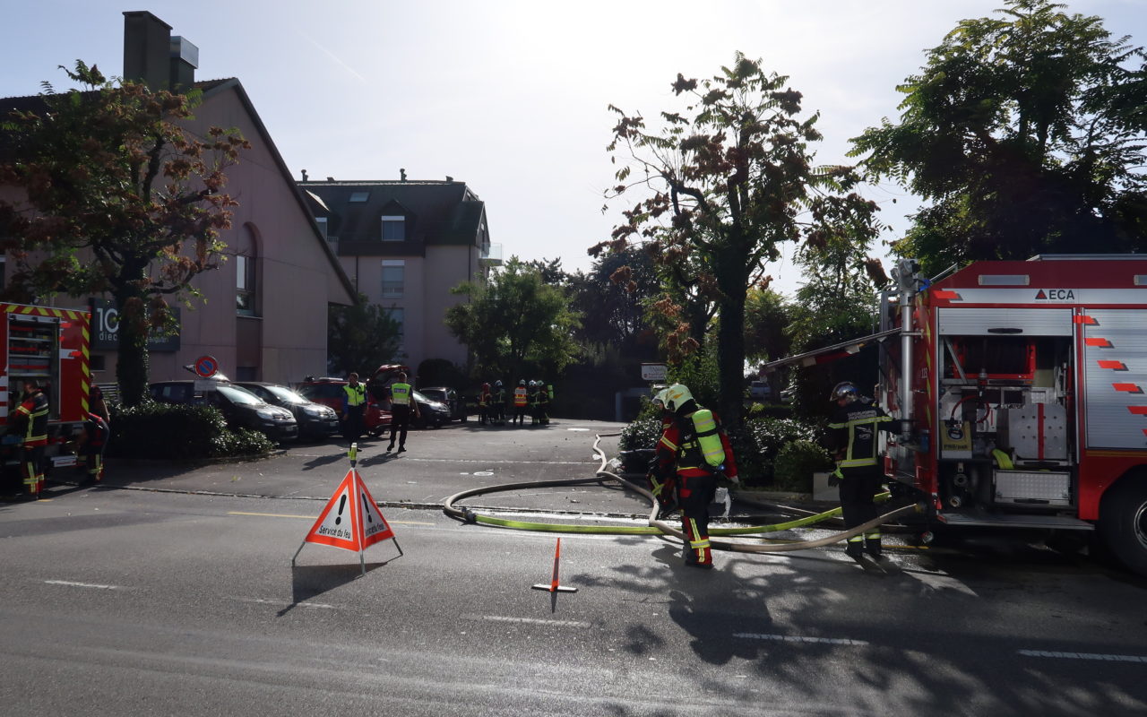Morges: un incendie dans un parking souterrain