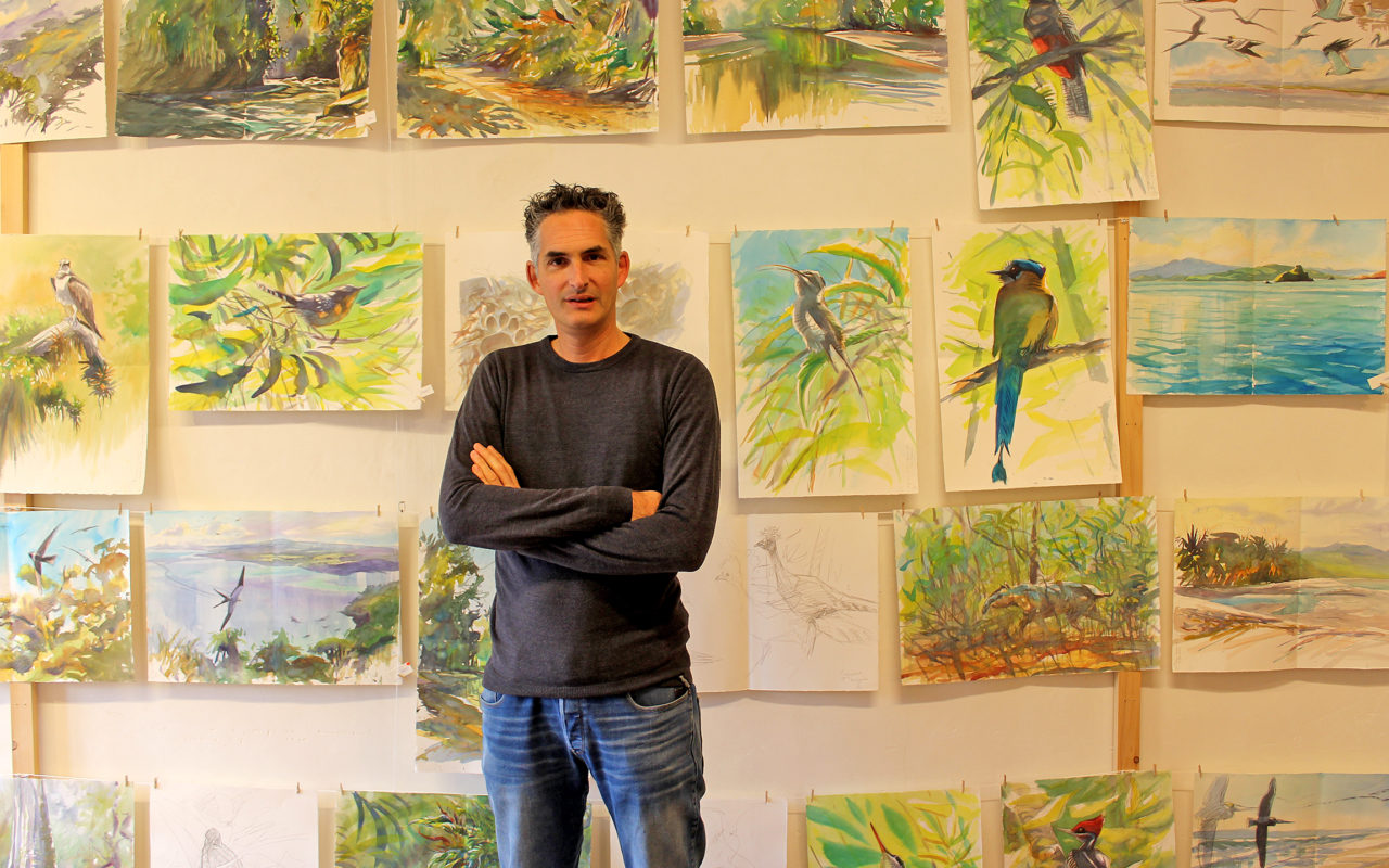 À Montricher, des aquarelles et un menu alléchant