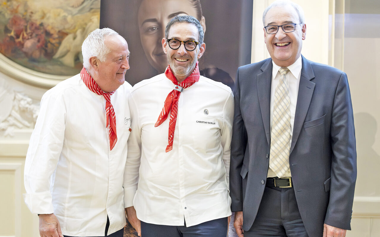 Christian Boillat récompensé d'un Mérite culinaire suisse